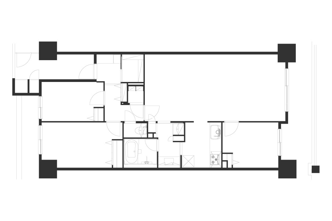184.Kawaguchi House - マンションリノベーション事例｜SUVACO(スバコ)