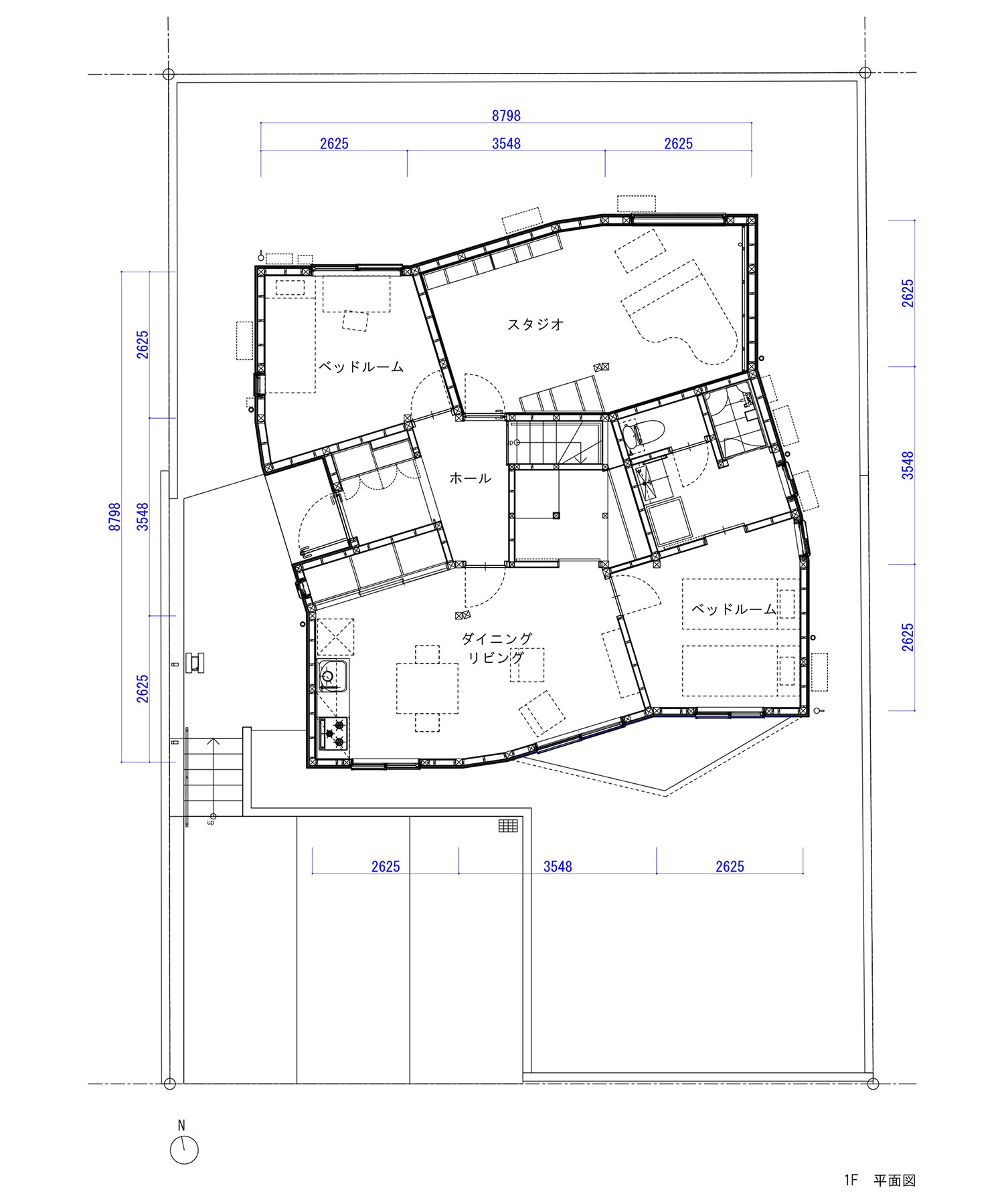 houseG-グリッドのゆらぎが心地よい2世帯住宅- - 二世帯住宅事例｜SUVACO(スバコ)