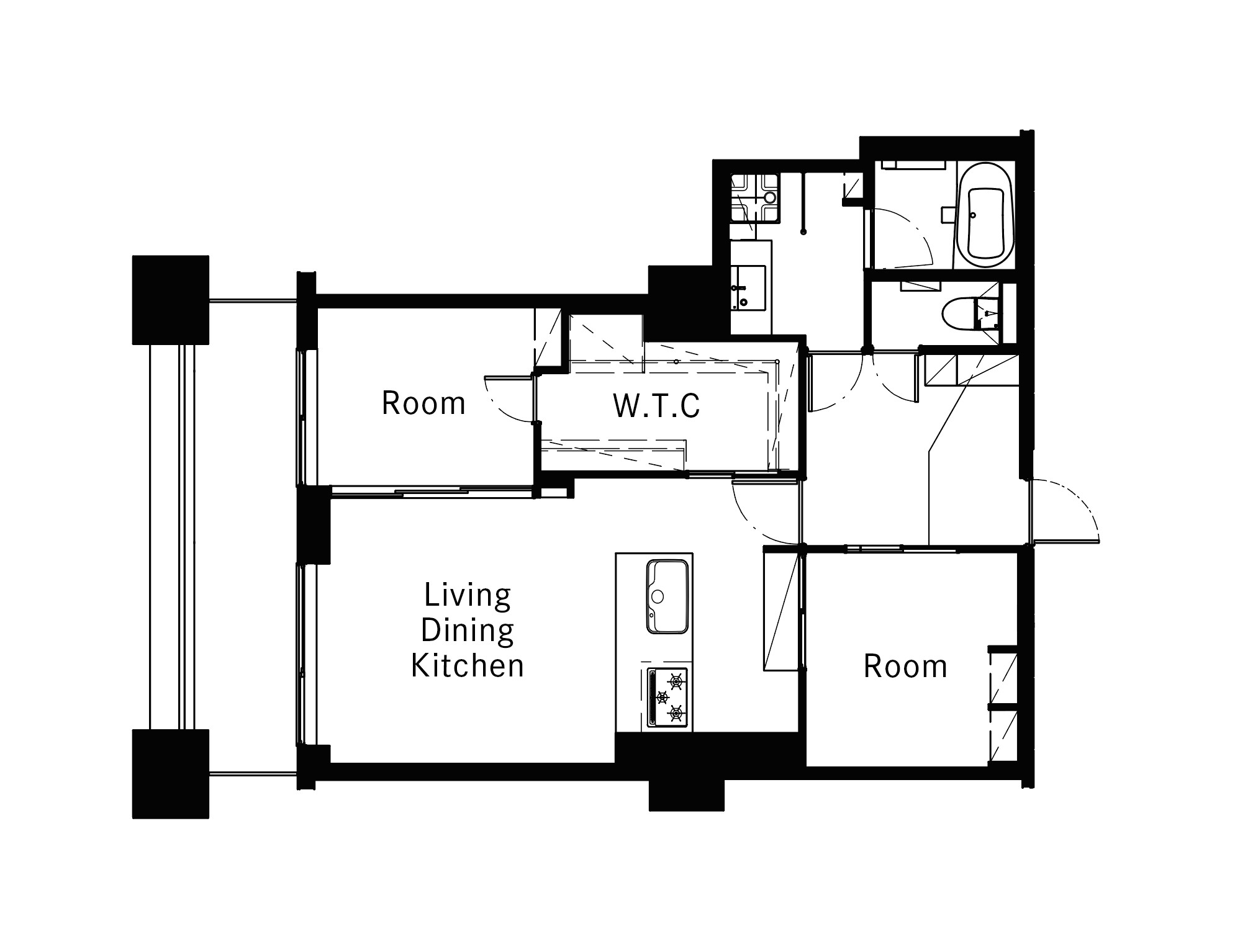 タワマンのメリットを活かしたミニマムな生活 - マンションリノベーション事例｜SUVACO(スバコ)