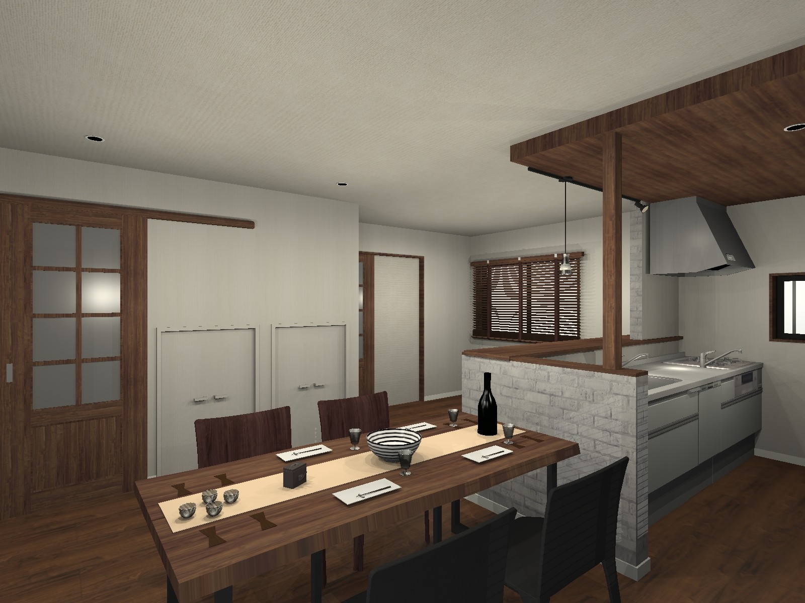 和泉市のシックな戸建てリノベーション - 戸建リノベーション事例｜SUVACO(スバコ)