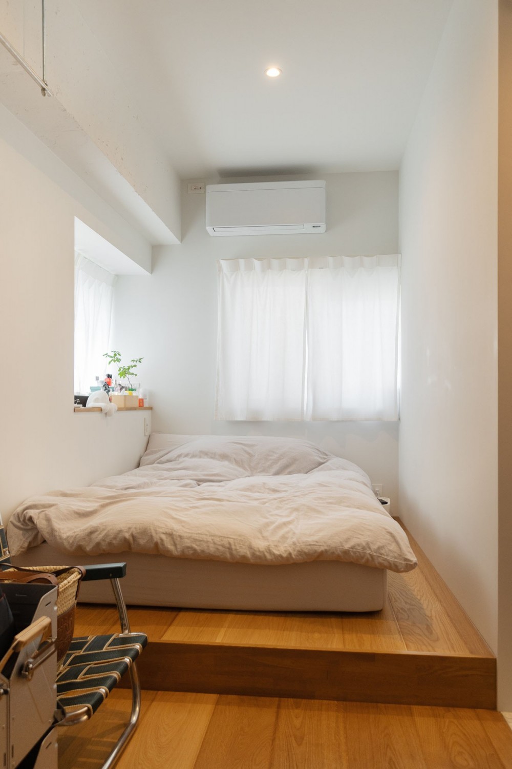 限られた面積をスッキリと魅せる、シンプルな美しさを追求した1LDK空間。 - マンションリノベーション事例｜SUVACO(スバコ)