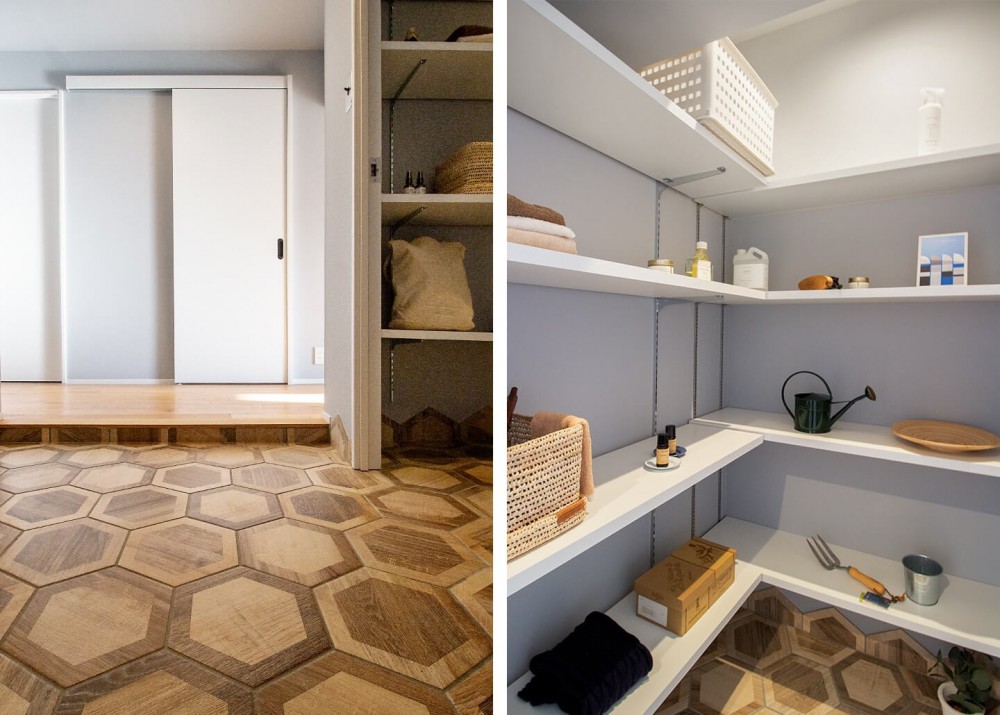 階段デザインが格好いいロフトのあるLDK - マンションリノベーション事例｜SUVACO(スバコ)